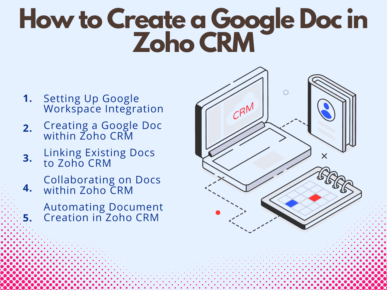 How to Create a Google Doc in Zoho CRM | Bickert Management Inc.